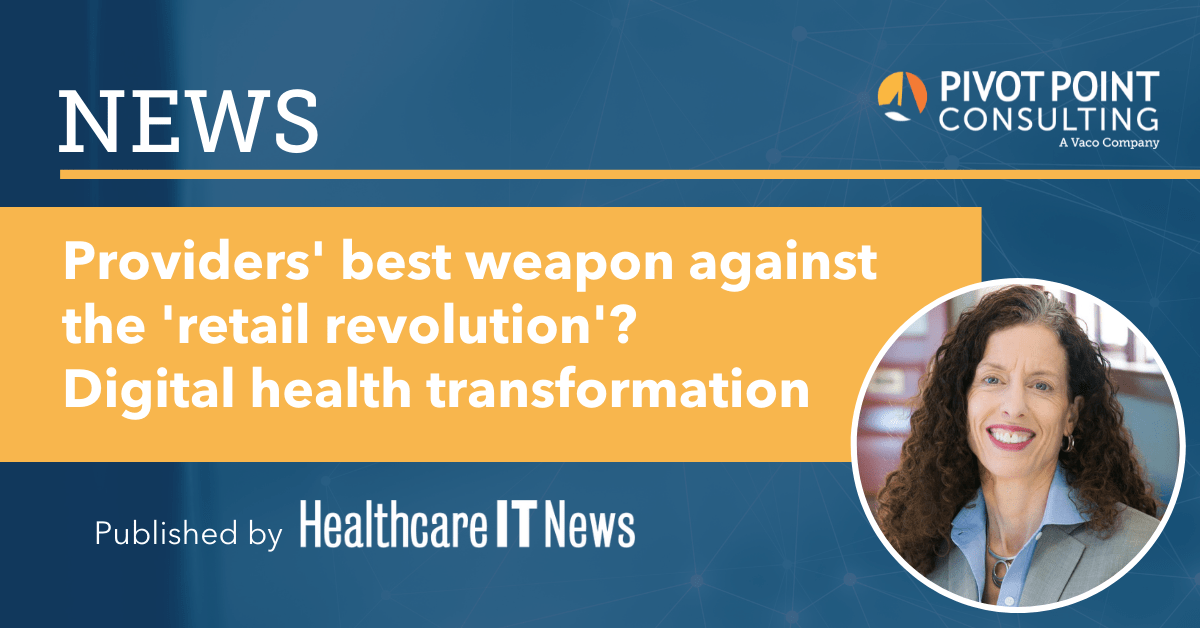 Providers' Secret Weapon in the Healthcare Retail Revolution